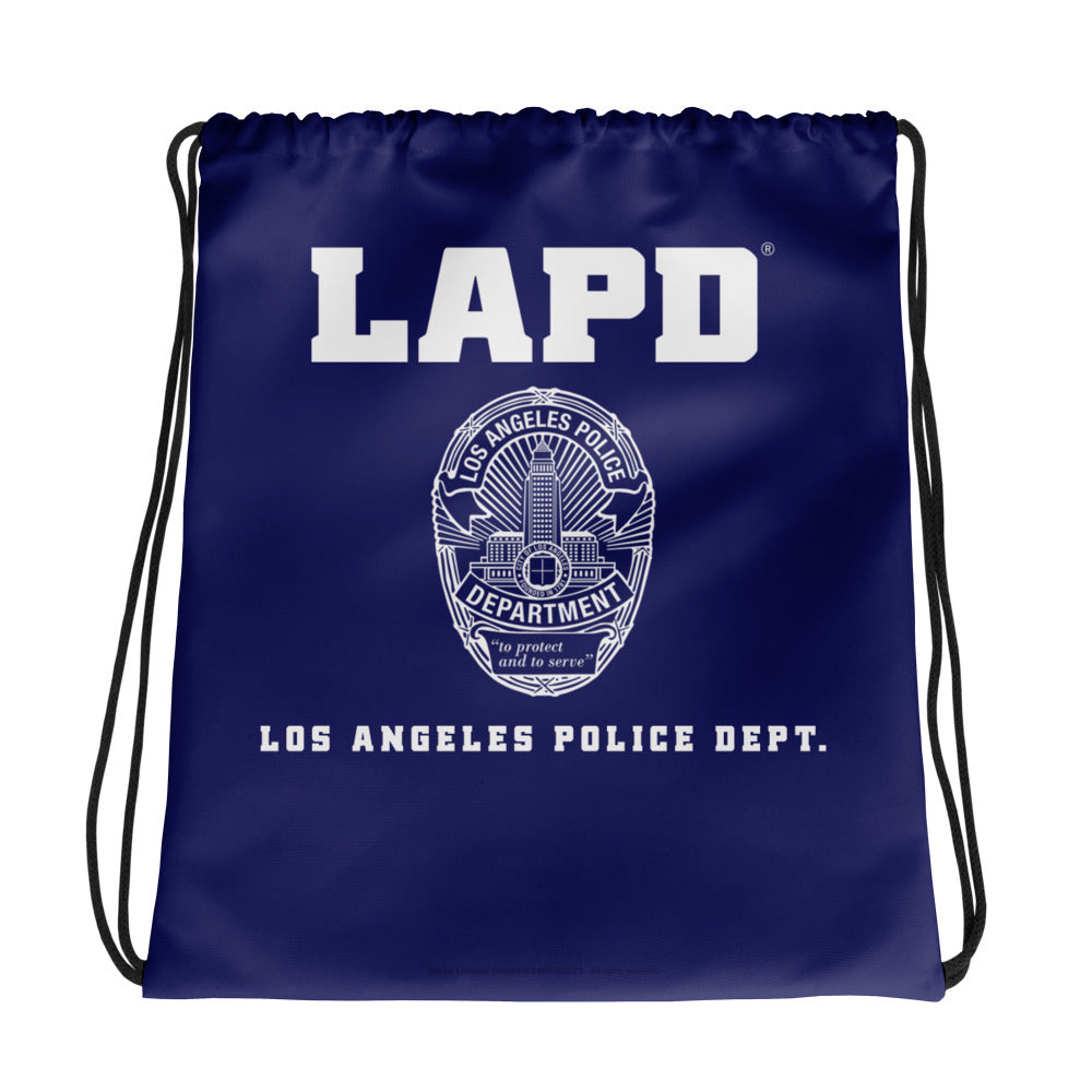 LAPD Logo Drawstring Bag