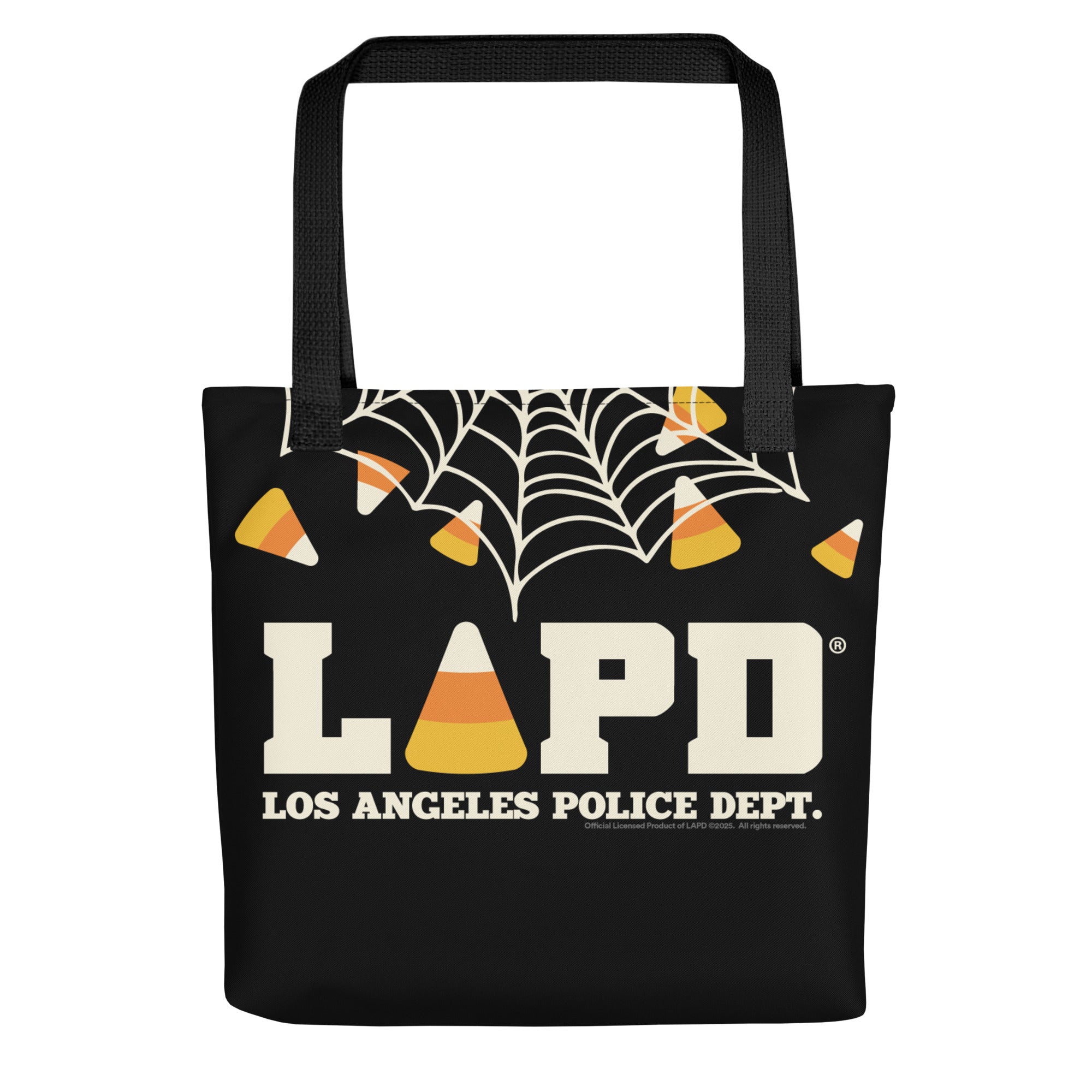 LAPD Candy Corn Halloween Tote Bag | Festive & Durable