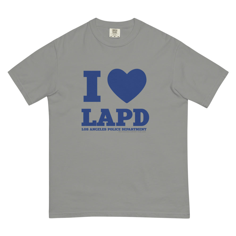 I Love LAPD T-Shirt | Premium Comfort Colors® Tee | LAPD Merch