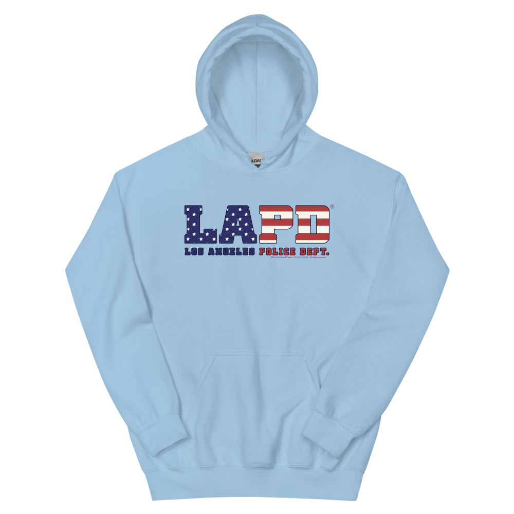 LAPD Stars & Stripes Hoodie | Patriotic Police Support Apparel