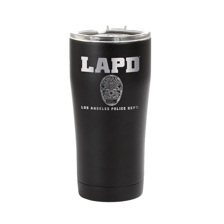 LAPD Badge Tumbler | Laser Engraved Stainless Steel Insulated Mug