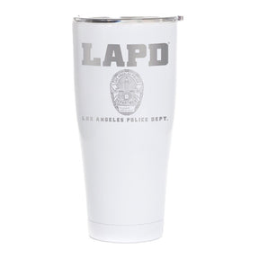 LAPD Badge Tumbler | Laser Engraved Stainless Steel Insulated Mug